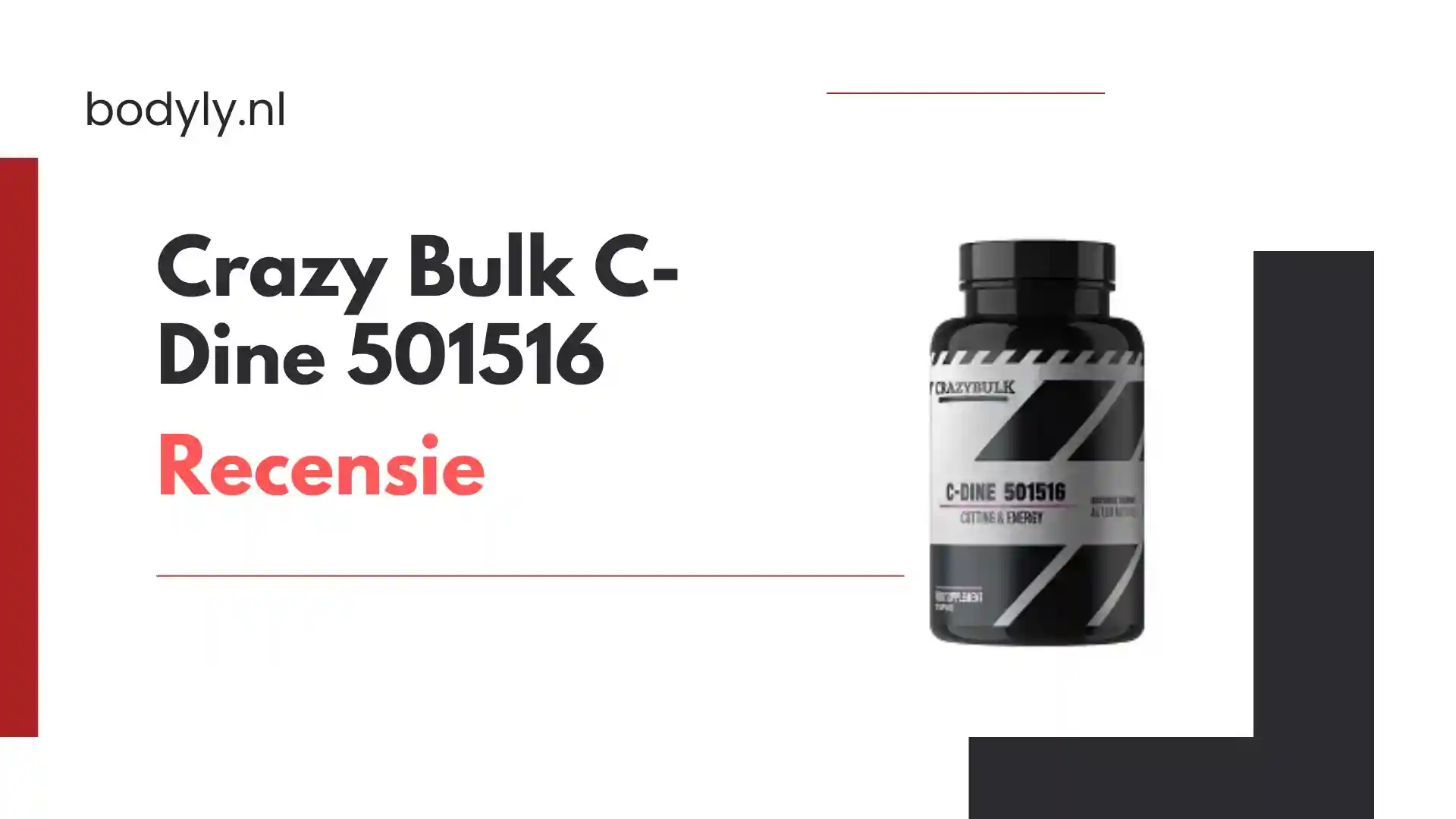 Crazy Bulk C-Dine 501516 Recensie - Bodyly